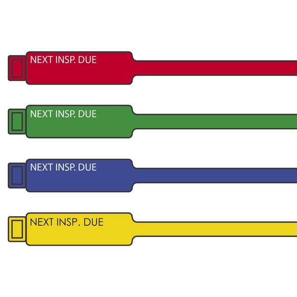 Archford 175mm Next Insp. Due: Rig Tag (400 Pack) | Same Day Shipping